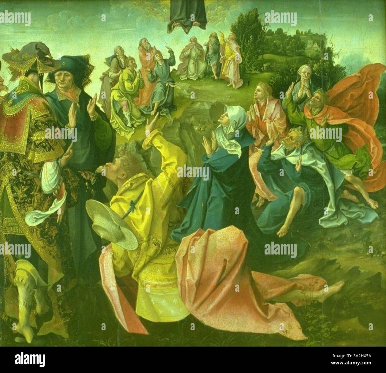 This artwork from the Antwerp Mannerist period depicts the Ascension of ...