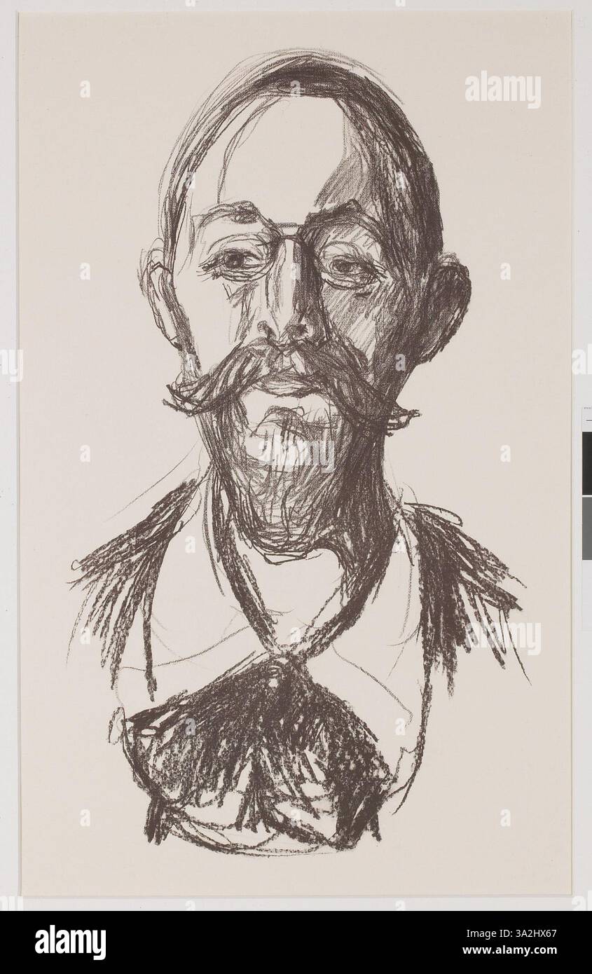 This portrait of Dr. Daniel Jacobson by Edvard Munch captures the ...