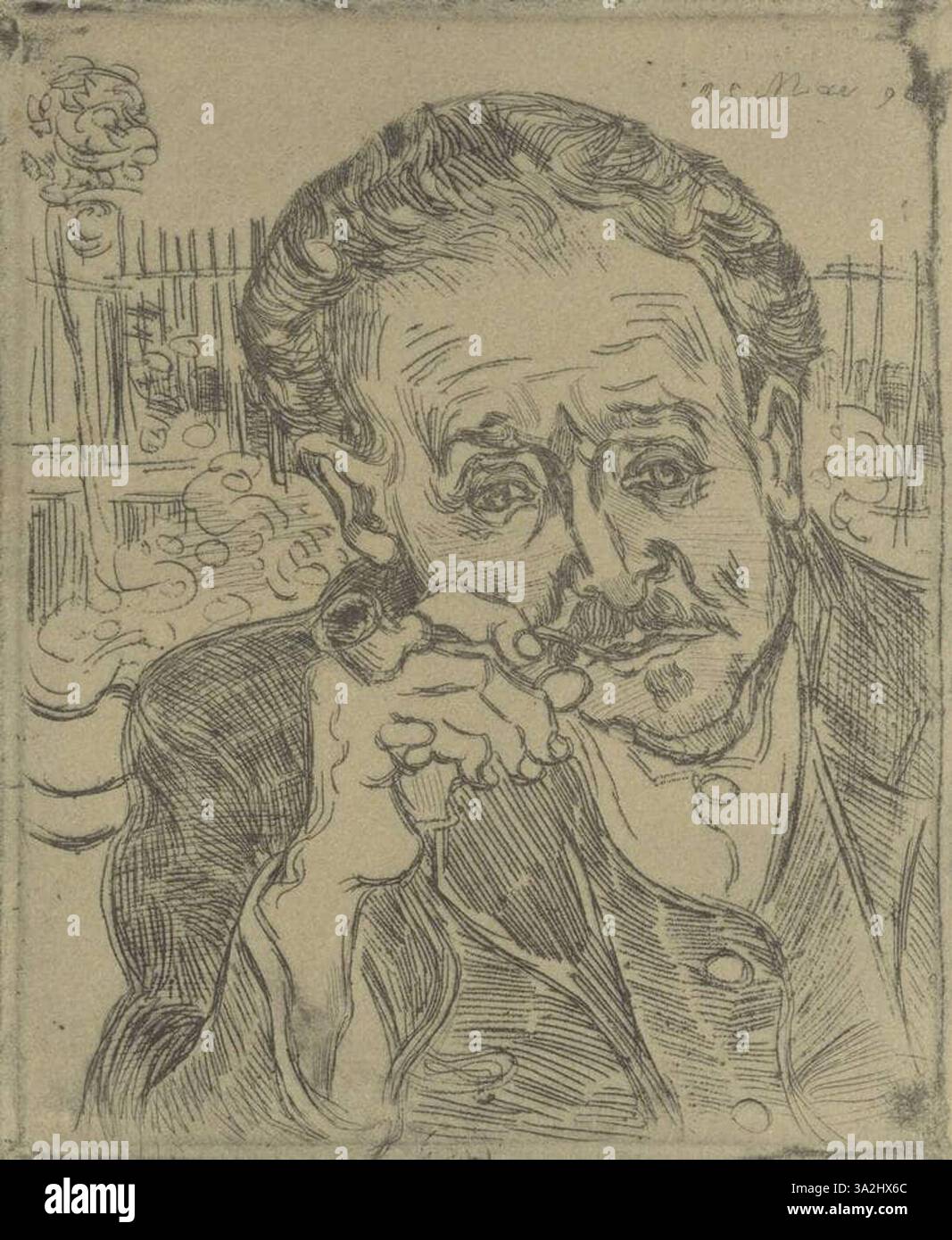 This portrait by Vincent van Gogh depicts Dr. Paul Gachet, a physician ...