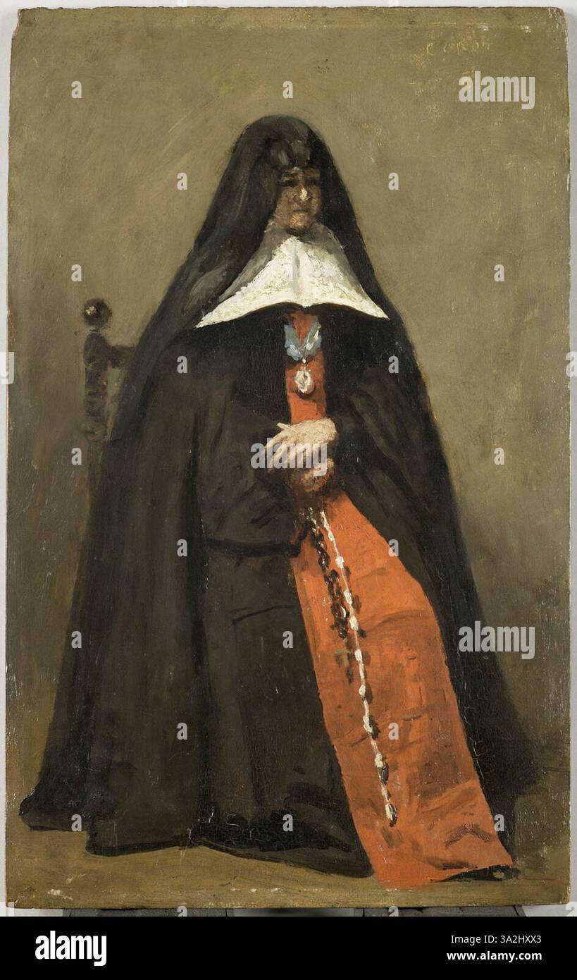 'Mère Marie-Héloïse des Dix Vertus' is a portrait of the Mother ...