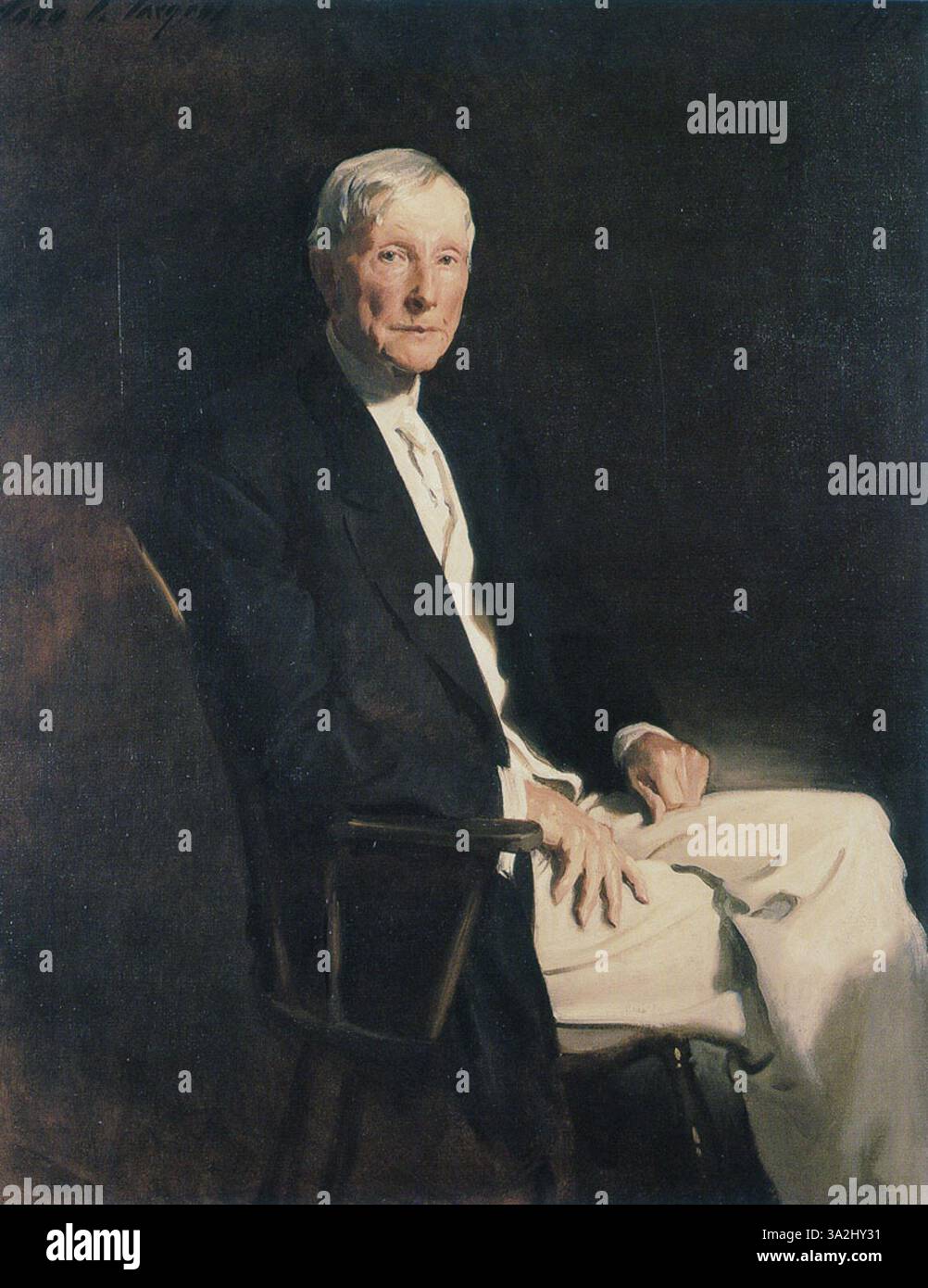 This 1917 portrait of John D. Rockefeller by John Singer Sargent ...