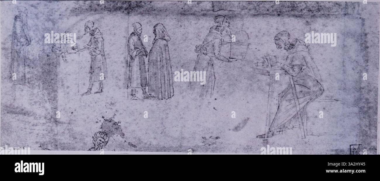 This verso sketch by Carpaccio illustrates his focus on anatomical ...