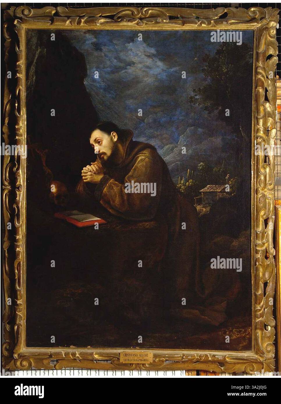 This painting by Cristofano Allori shows Saint Francis of Assisi in ...