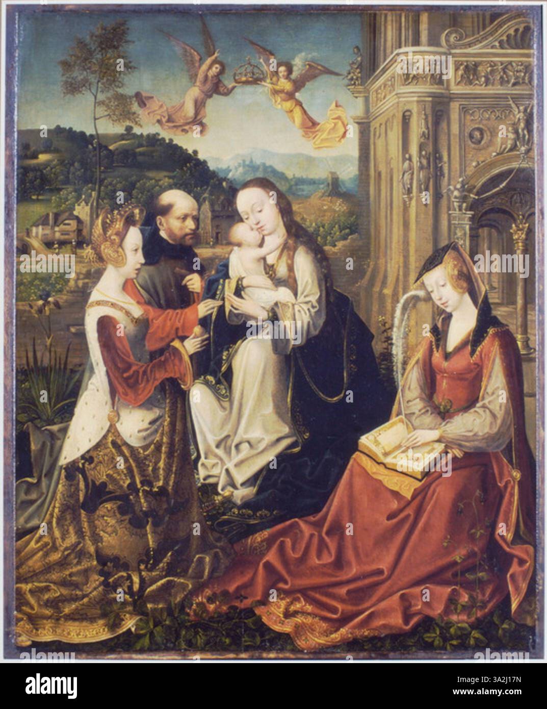 'The Holy Family with Sts. Catherine and Barbara' depicts the Virgin ...
