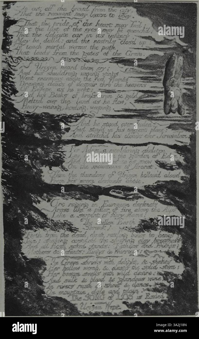 Blake’s 276 work presents an allegorical scene in which symbolic ...