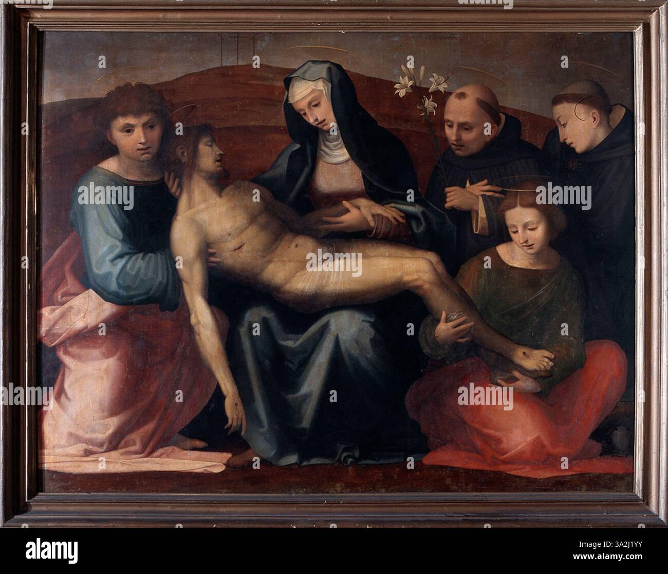 Fra Bartolomeo’s 'Compianto sul Cristo Morto' (Lamentation over the Dead Christ) from 1519 ...