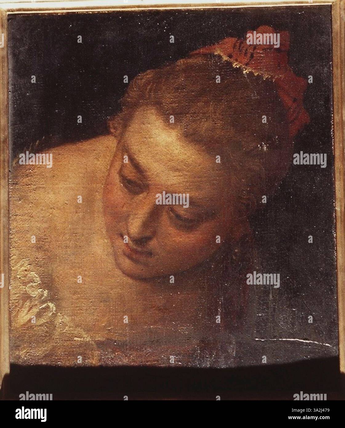 This study of a woman’s head from Veronese’s workshop showcases the ...