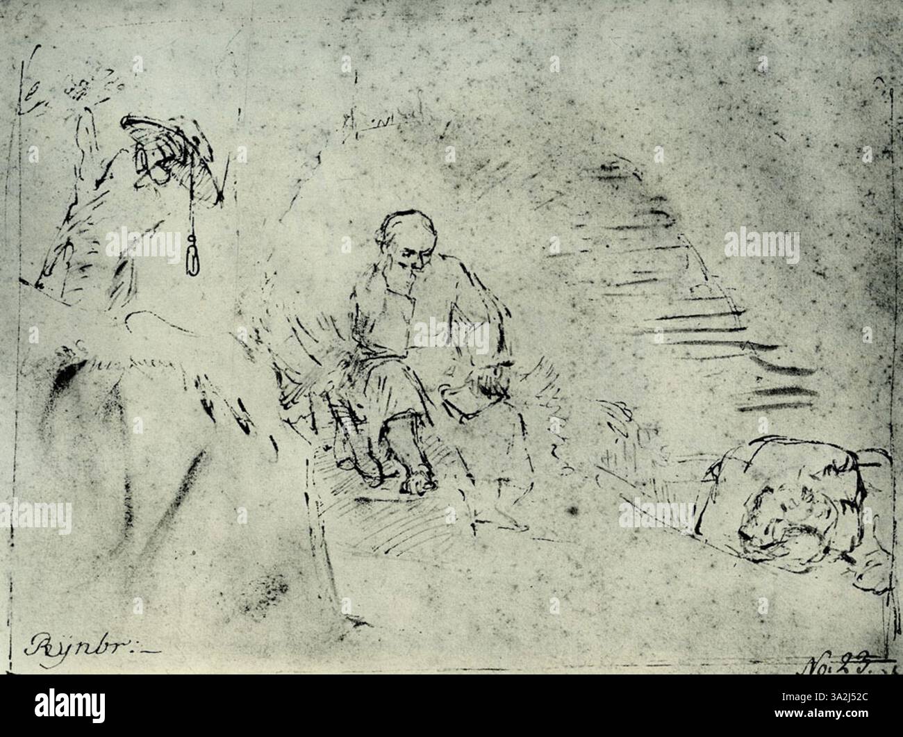 This painting by Rembrandt showcases his signature technique of ...