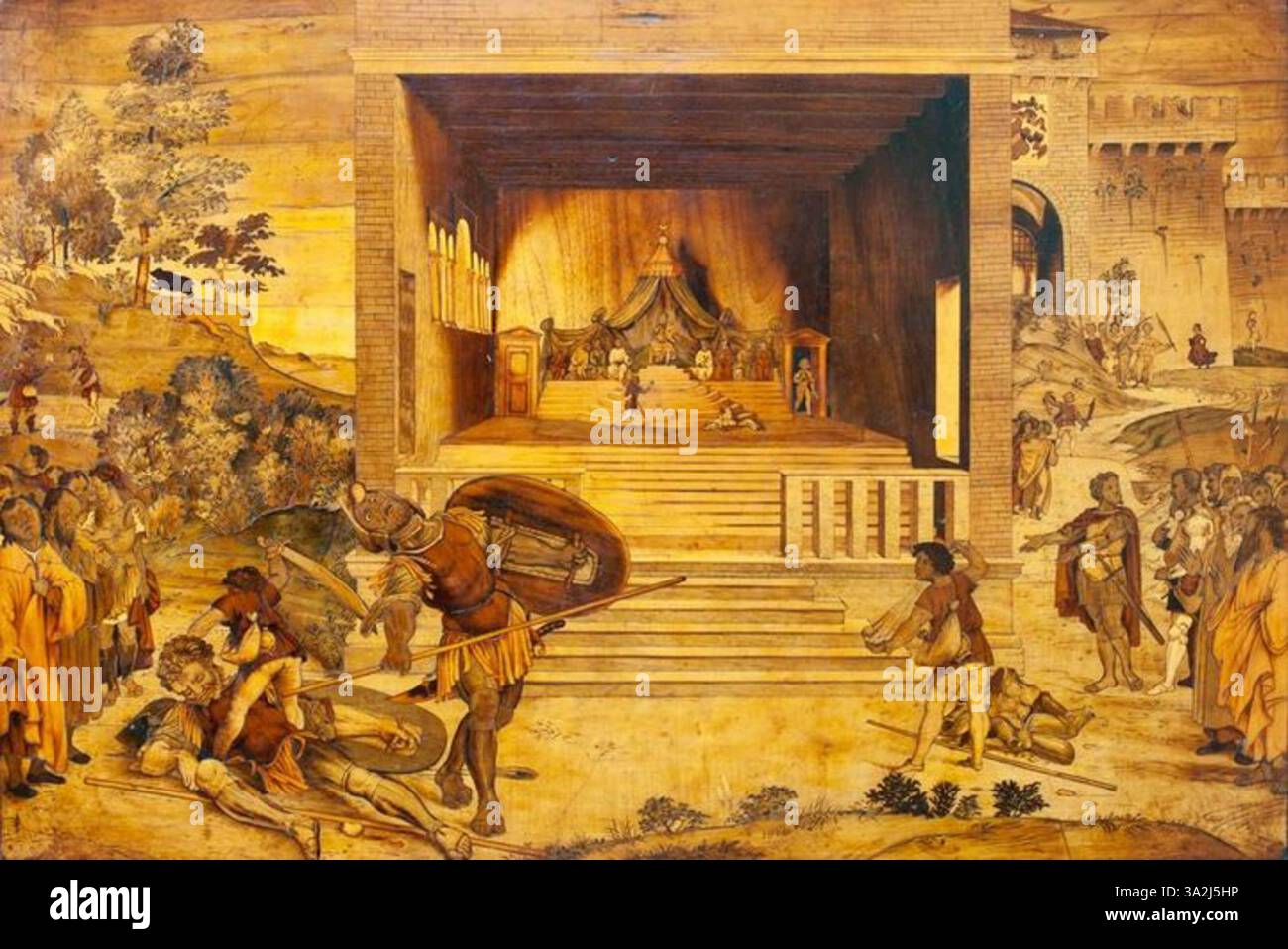 Lorenzo Lotto’s 'Lotto 93' depicts a religious figure in a detailed and ...