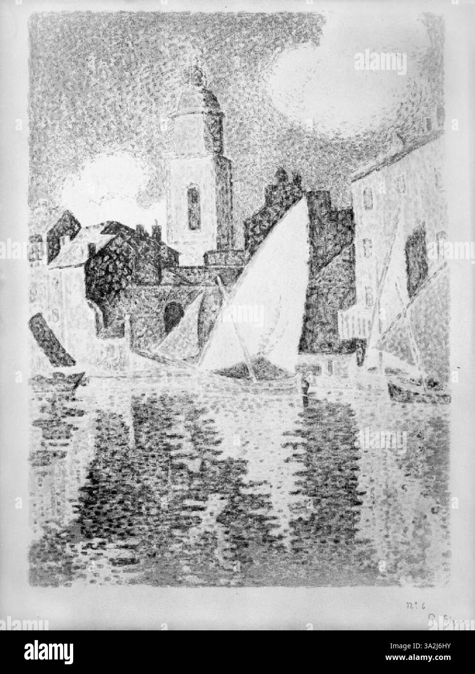 Paul signac saint tropez Black and White Stock Photos & Images - Alamy