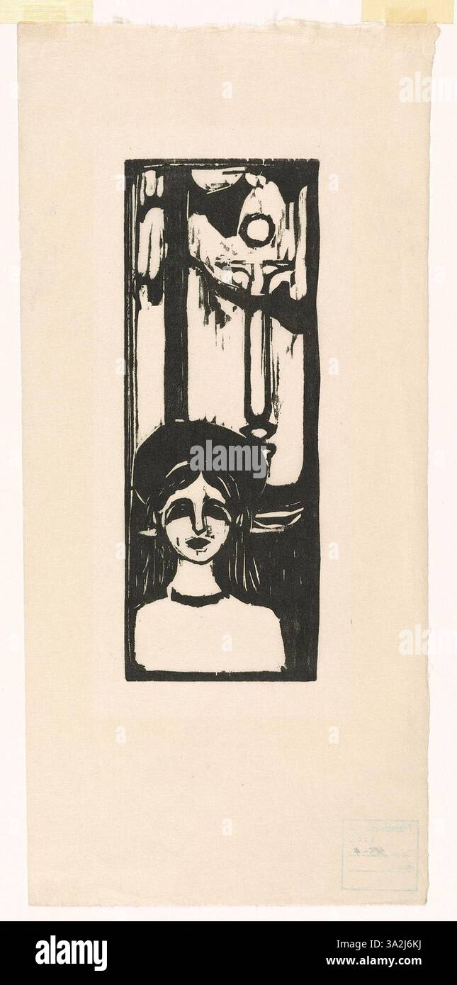 'Woman in the Moonlight. The Voice' by Edvard Munch captures a solitary ...