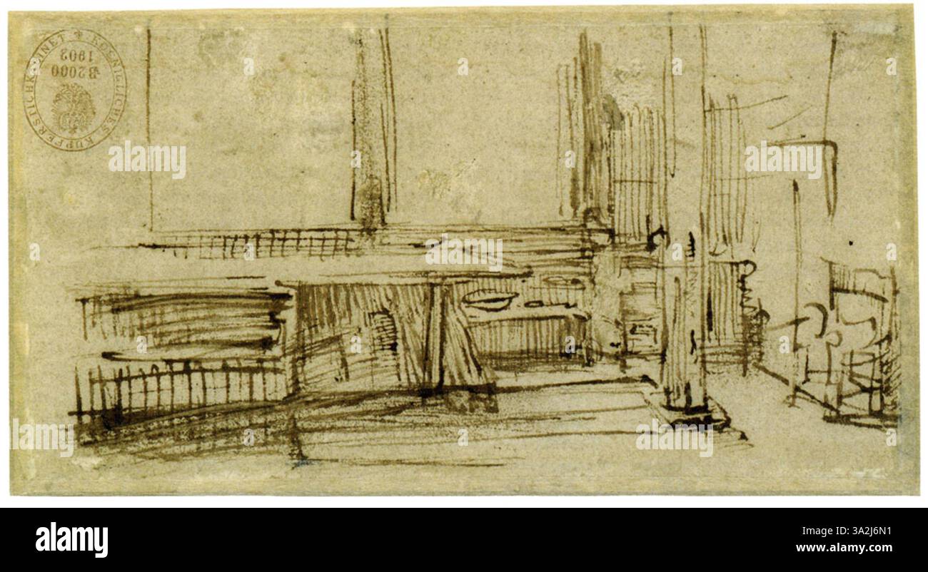 This portrait captures a subject with a direct gaze, rendered with ...