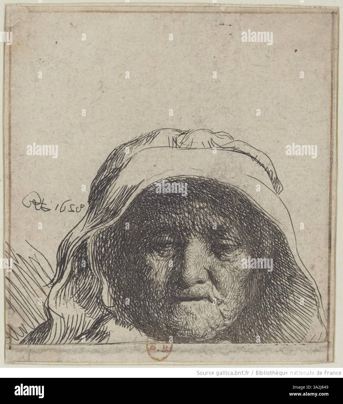 This artwork by Rembrandt demonstrates his mastery in portraying human ...