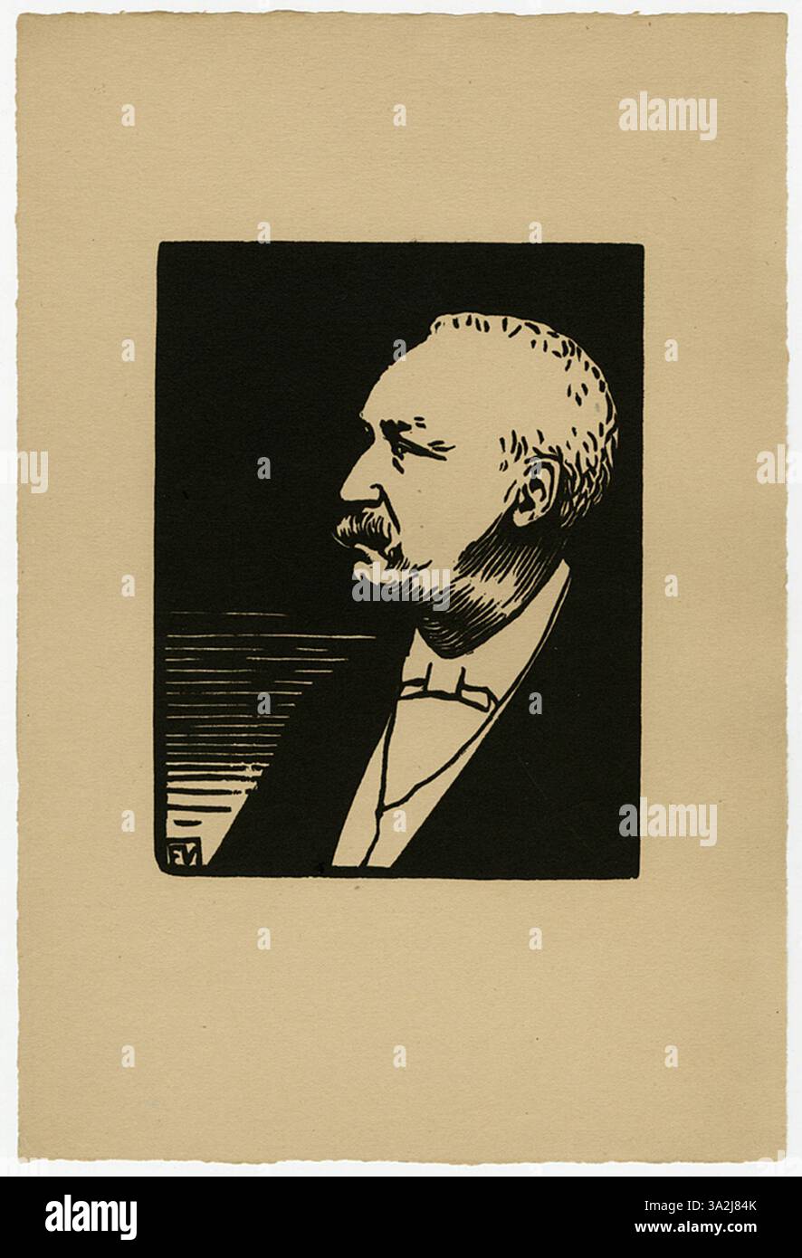 This portrait of French president Félix Faure by Félix Vallotton ...