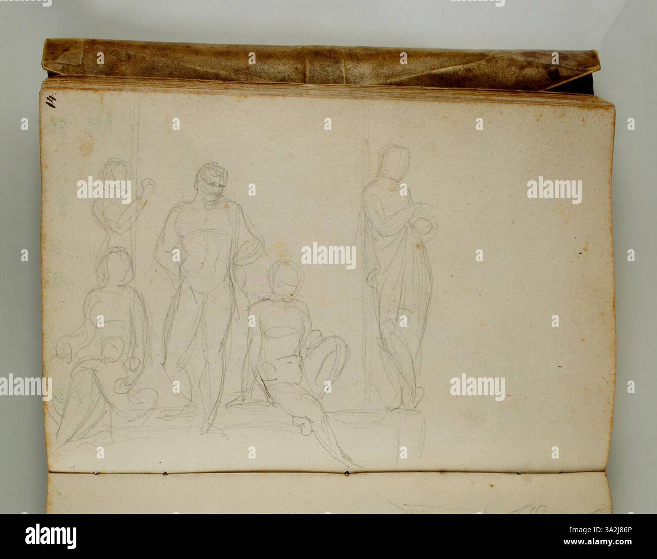 A striking example of Thorvaldsen's Neoclassical style, this sculpture ...