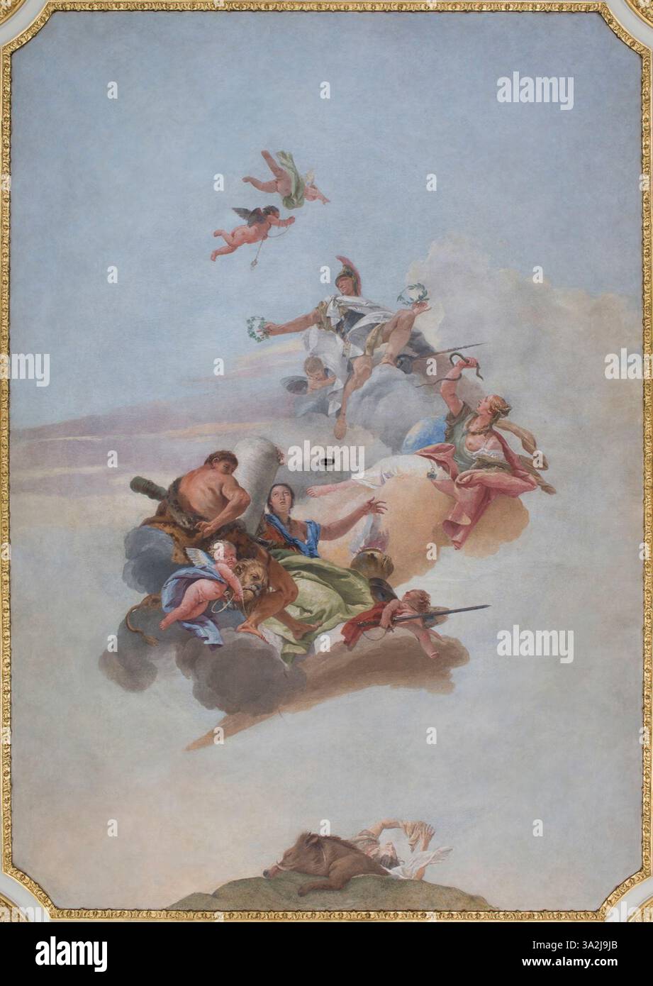'Le Triomphe d’Hercule' by Giovanni Battista Tiepolo depicts Hercules ...
