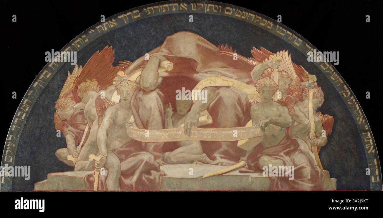 *The Messianic Era: Israel and the Law* by John Singer Sargent portrays ...