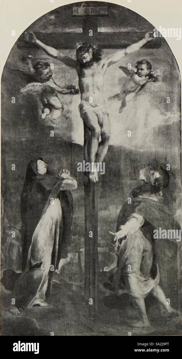 'La Crocefissione e i dolenti' (1566–1567) by Federico Barocci depicts ...