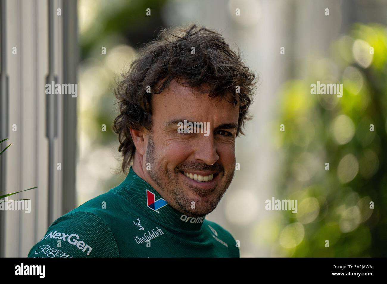 FERNANDO ALONSO (SPA) of Aston Martin #14 during the FORMULA 1 LOUIS VUITTON AUSTRALIAN GRAND ...