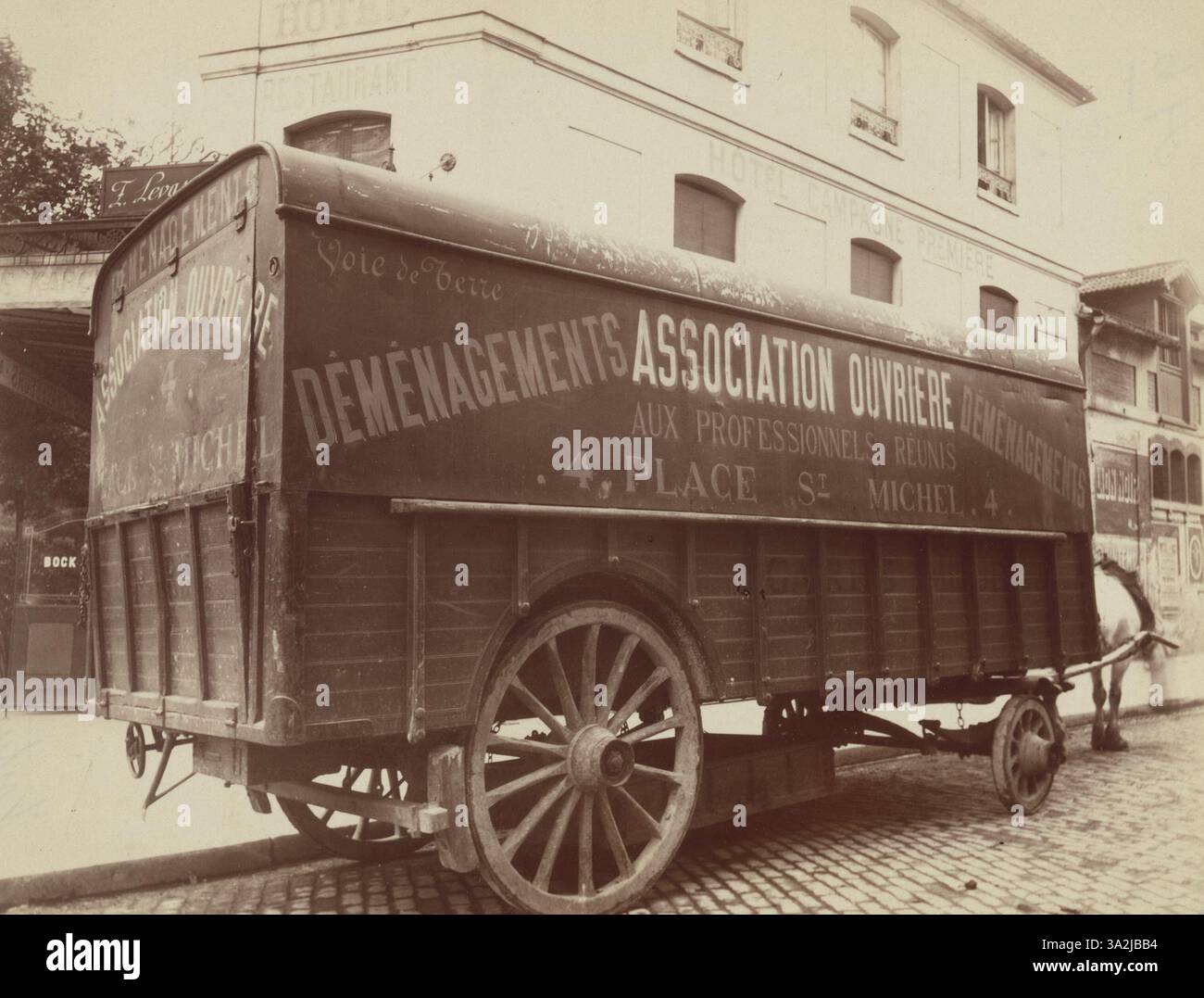 This 1913 photograph by Eugène Atget showcases the Port des Invalides ...