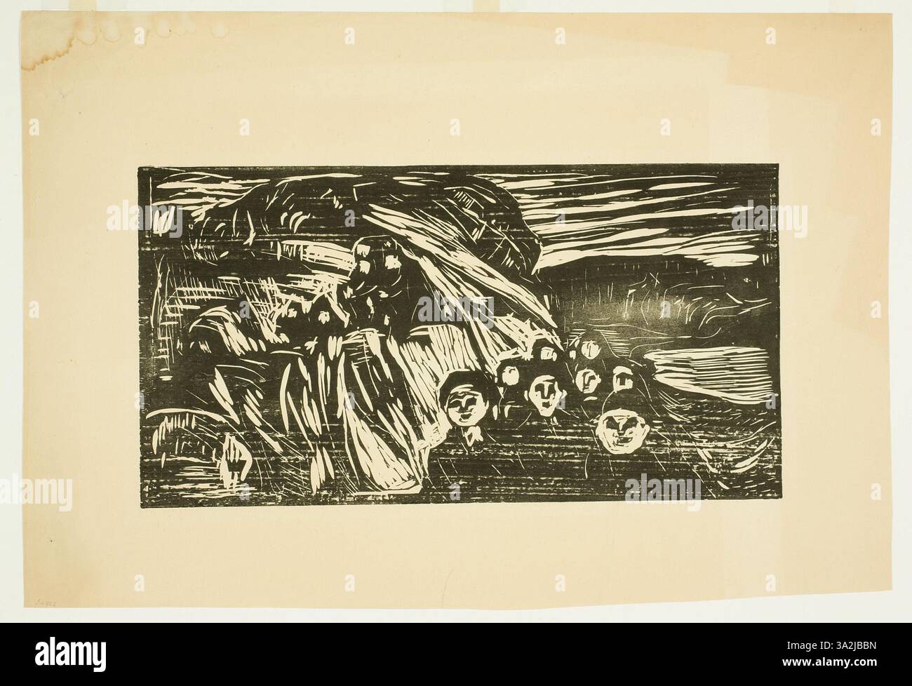 In 'Panic,' Munch presents an emotionally charged scene, where the ...