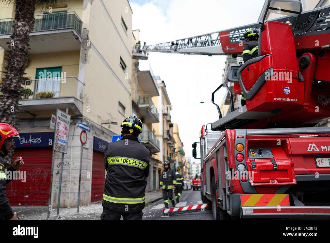Naples, Italy. 13th Mar, 2025. Naples 13-03-2025 the day after the ...
