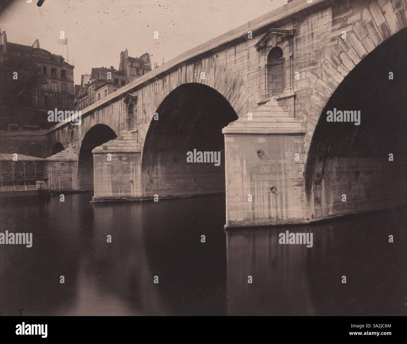 This 1912 photograph by Eugène Atget captures a detailed view of Pont ...