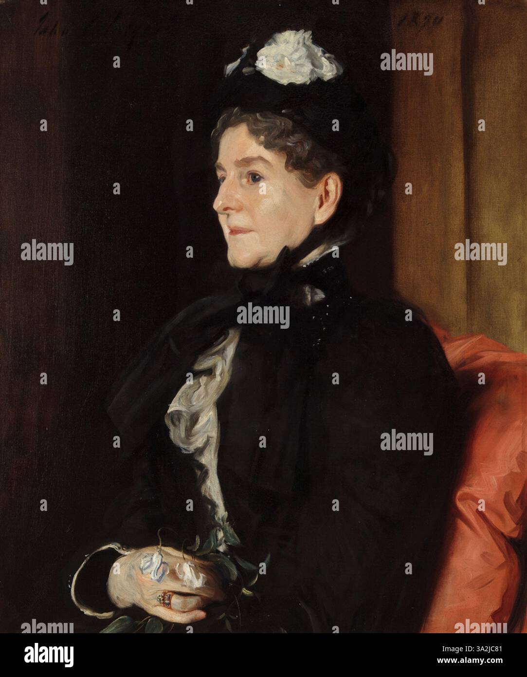 *Mrs. Alexander H. Bullock*, painted by John Singer Sargent in 1890 ...