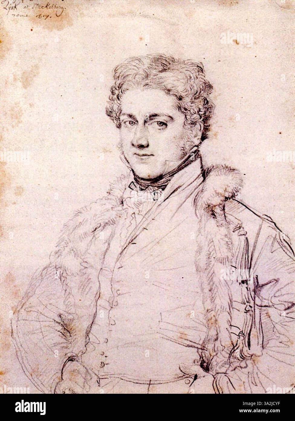 In this portrait, Jean-Auguste-Dominique Ingres depicts Charles Robert ...