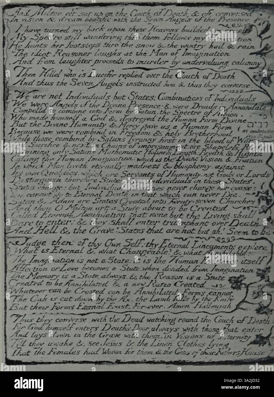 ‘Bindman 463’ by William Blake captures a scene of moral conflict ...