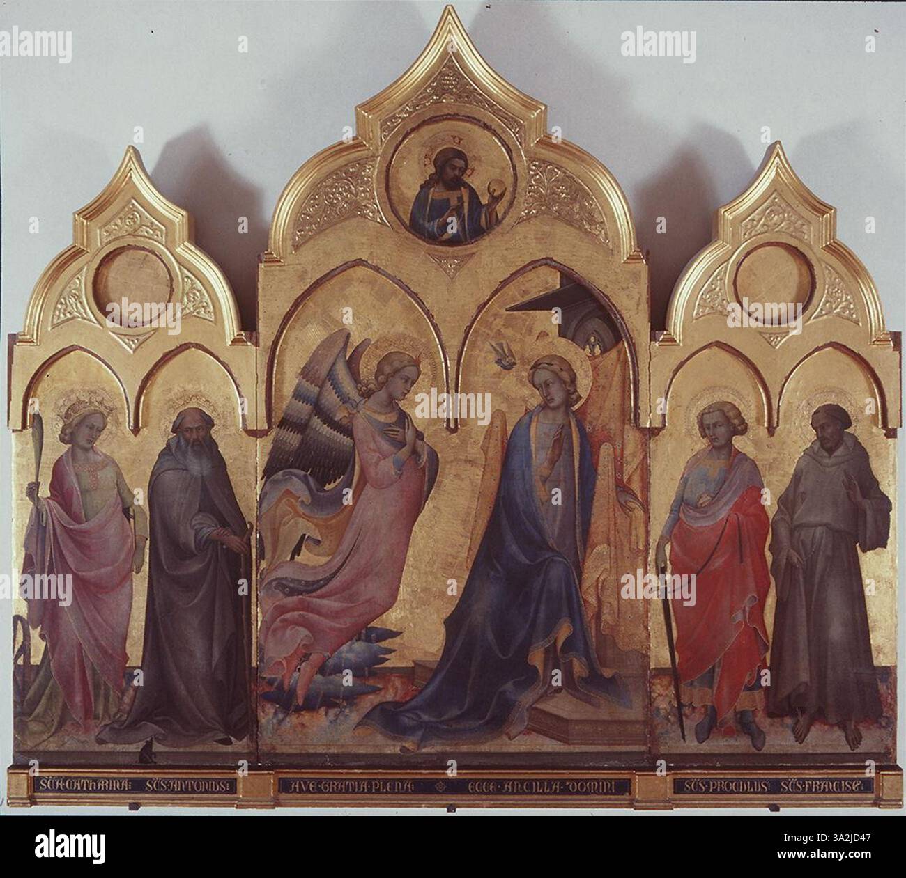 Lorenzo Monaco's 'Annunciazione e Santi' (Annunciation and Saints ...