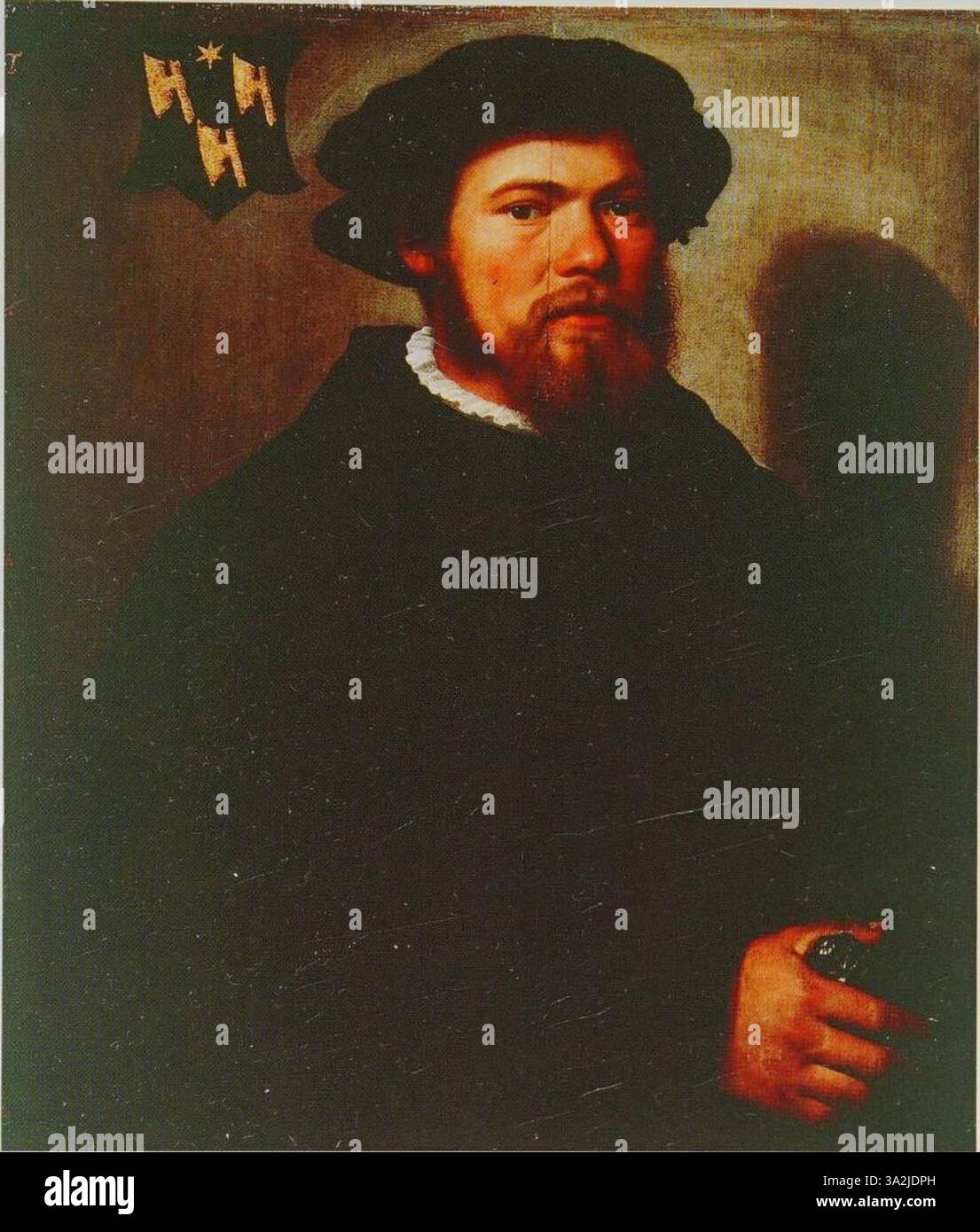 This portrait by Willem Key from circa 1515-1568 demonstrates the ...