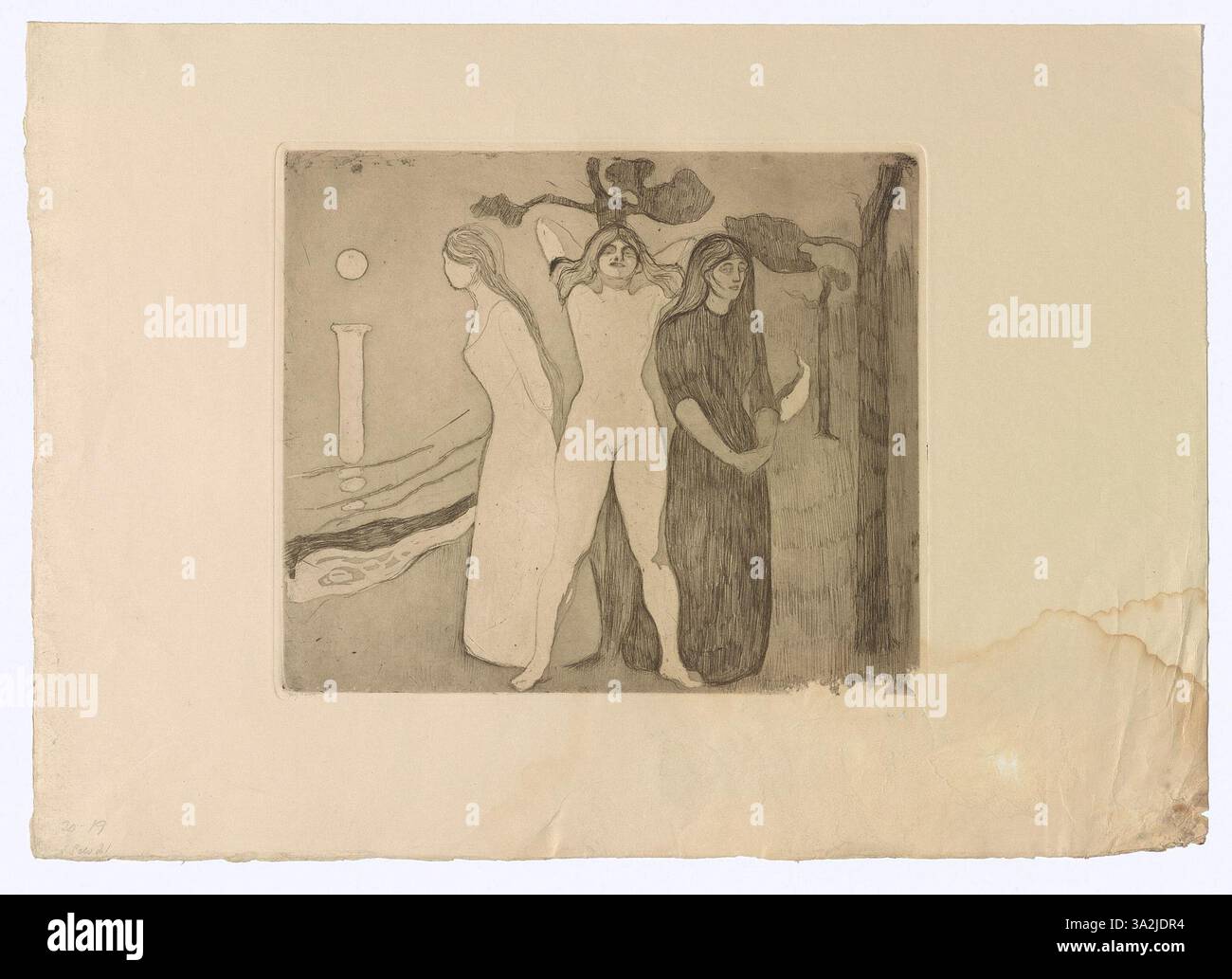 'Woman II' presents a female figure immersed in deep psychological ...