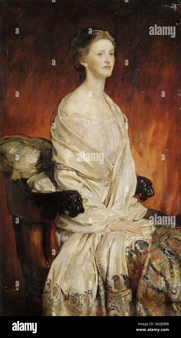 In this 1913 portrait, Sylvia Harrison is captured with delicate ...