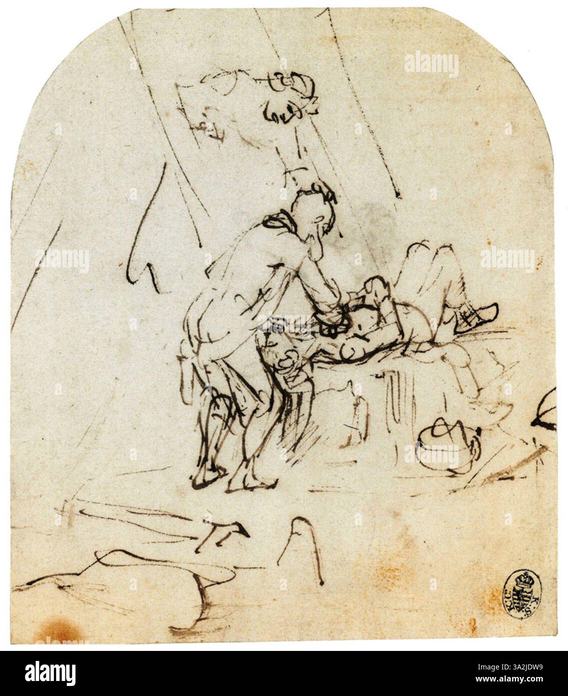 This Rembrandt portrait captures the emotional depth of the subject ...