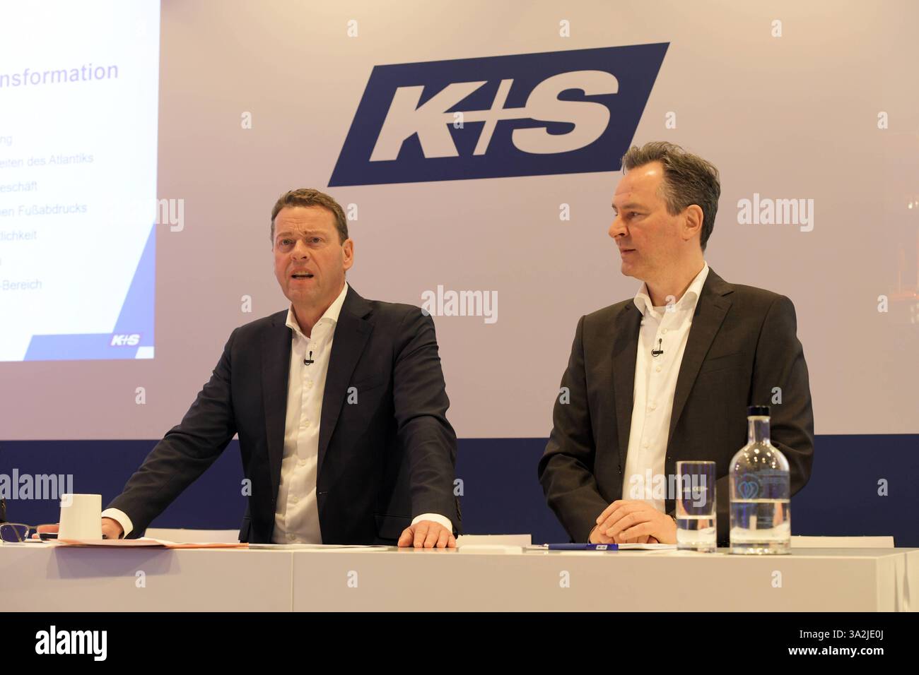 Deutschland, Frankfurt, 13.03.2025 Bilanzpressekonferenz der K S ...