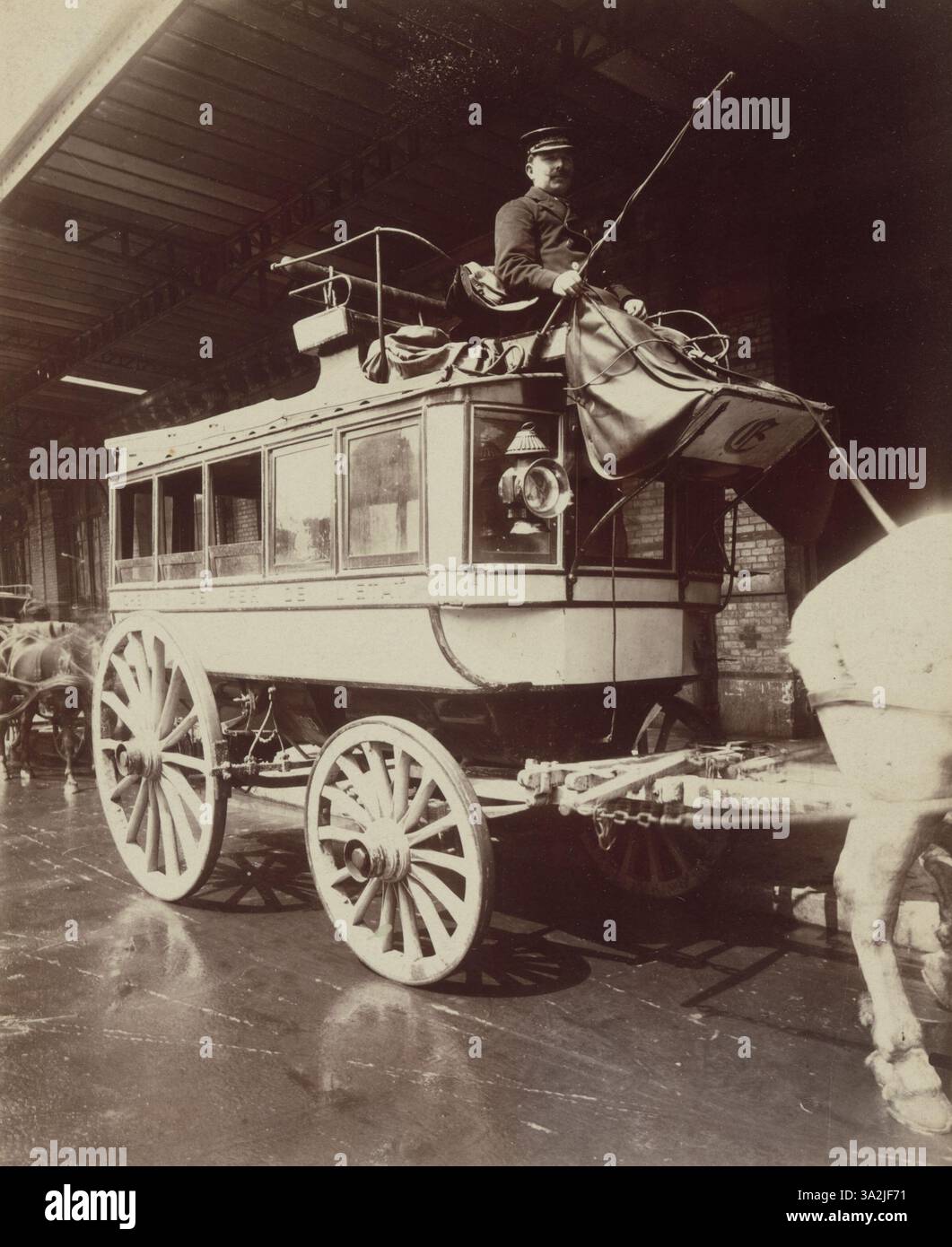A 1908 untitled photograph by Eugène Atget showcasing Parisian ...