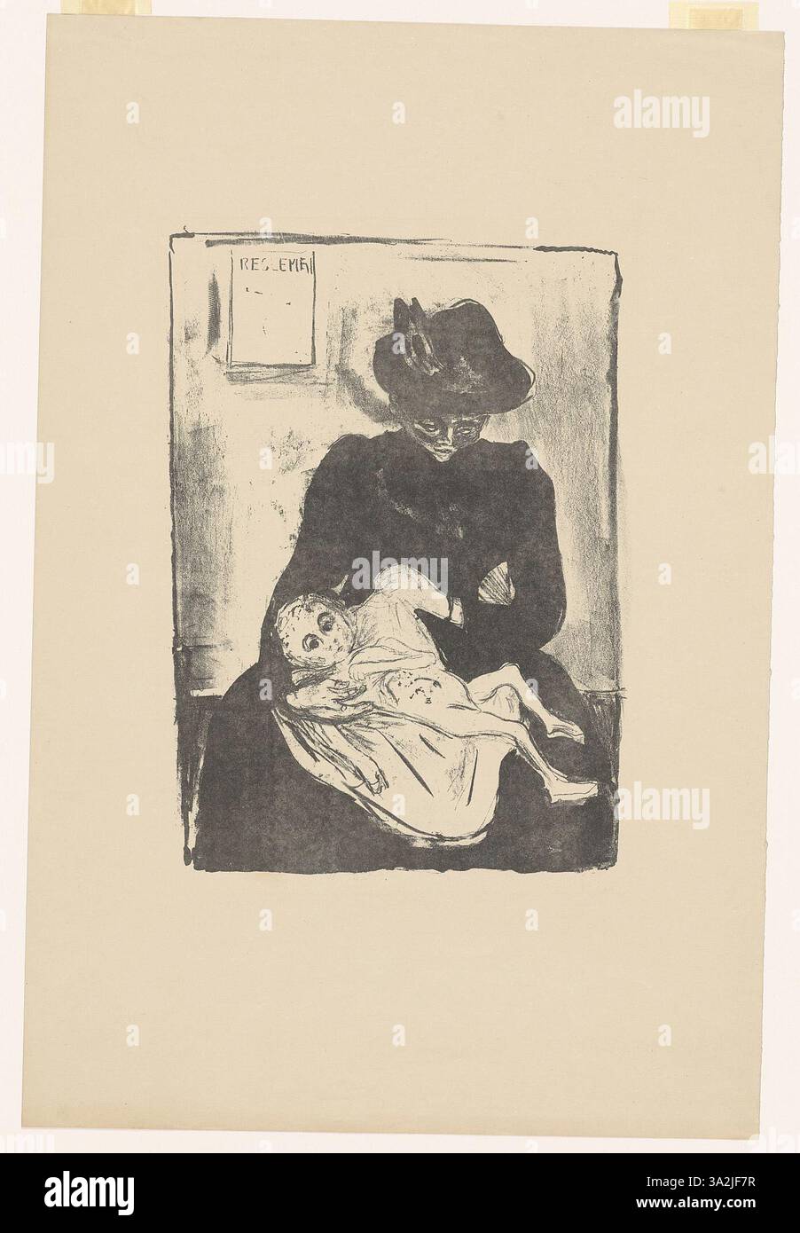 In this work, 'Inheritance,' Edvard Munch portrays the legacy of trauma ...
