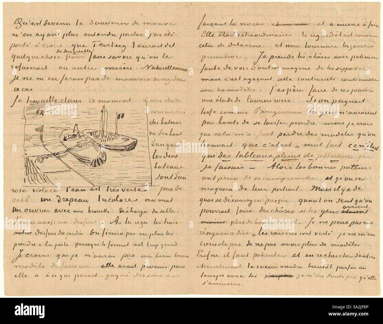 Van Gogh’s use of contrasting colors and energetic brushwork brings ...