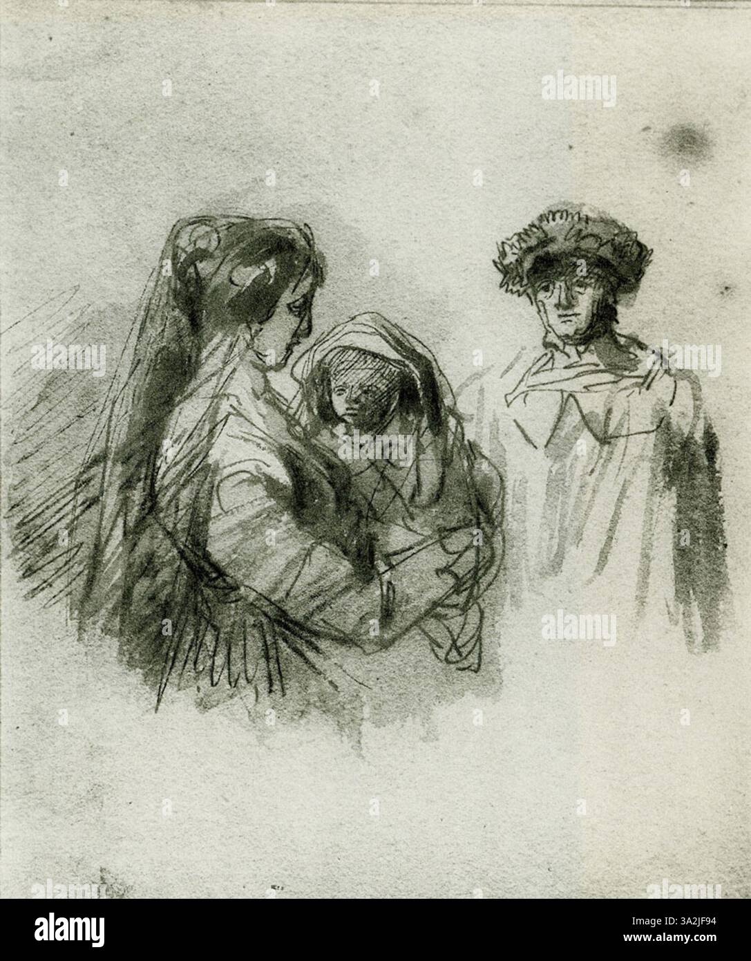 A detailed example of Rembrandt's portraiture, this painting emphasizes ...