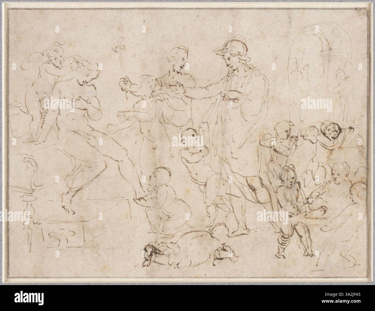 This work by Raphael depicts the grand wedding of Alexander the Great ...