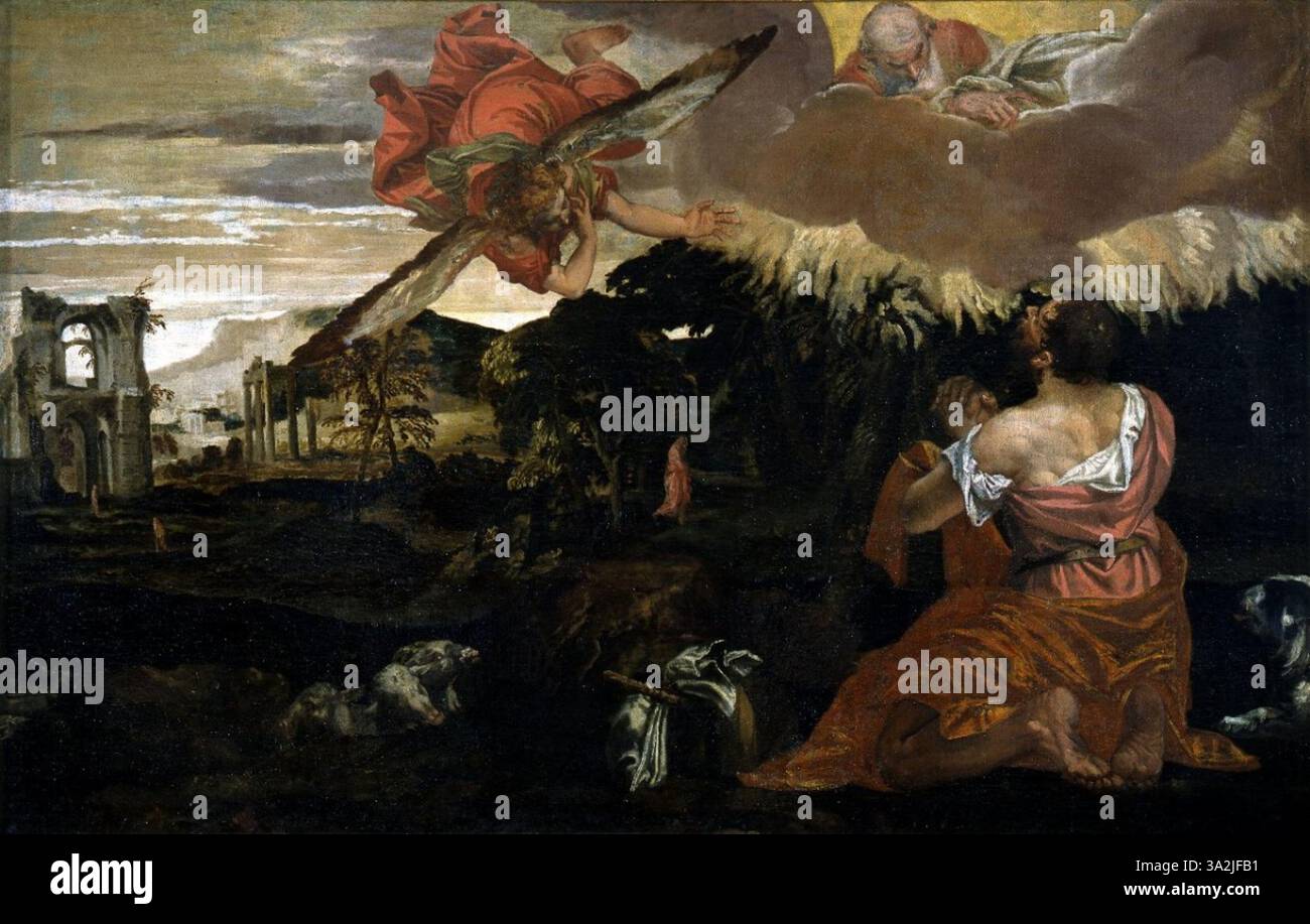 This work by Veronese depicts the biblical scene of Moses and the ...