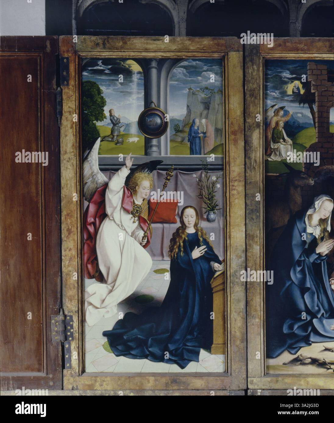 Jan Joest von Kalkar’s 1506-1508 work on the left wing of an altarpiece ...