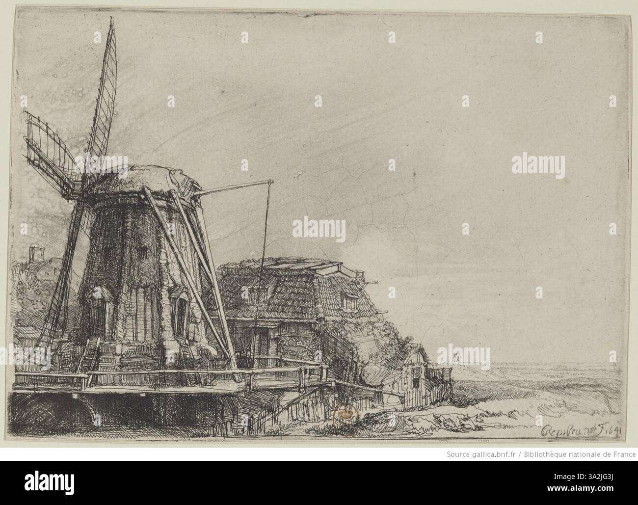 In this work, Rembrandt uses his signature technique of chiaroscuro to ...