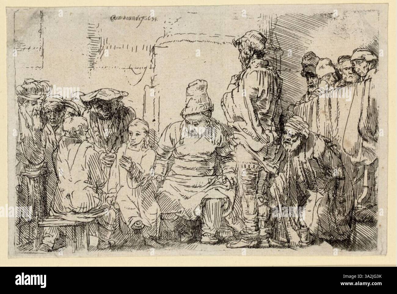 In this work, Rembrandt uses the technique of chiaroscuro to create a ...