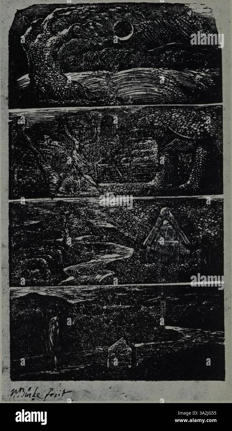 This series of works by William Blake showcases his powerful ...