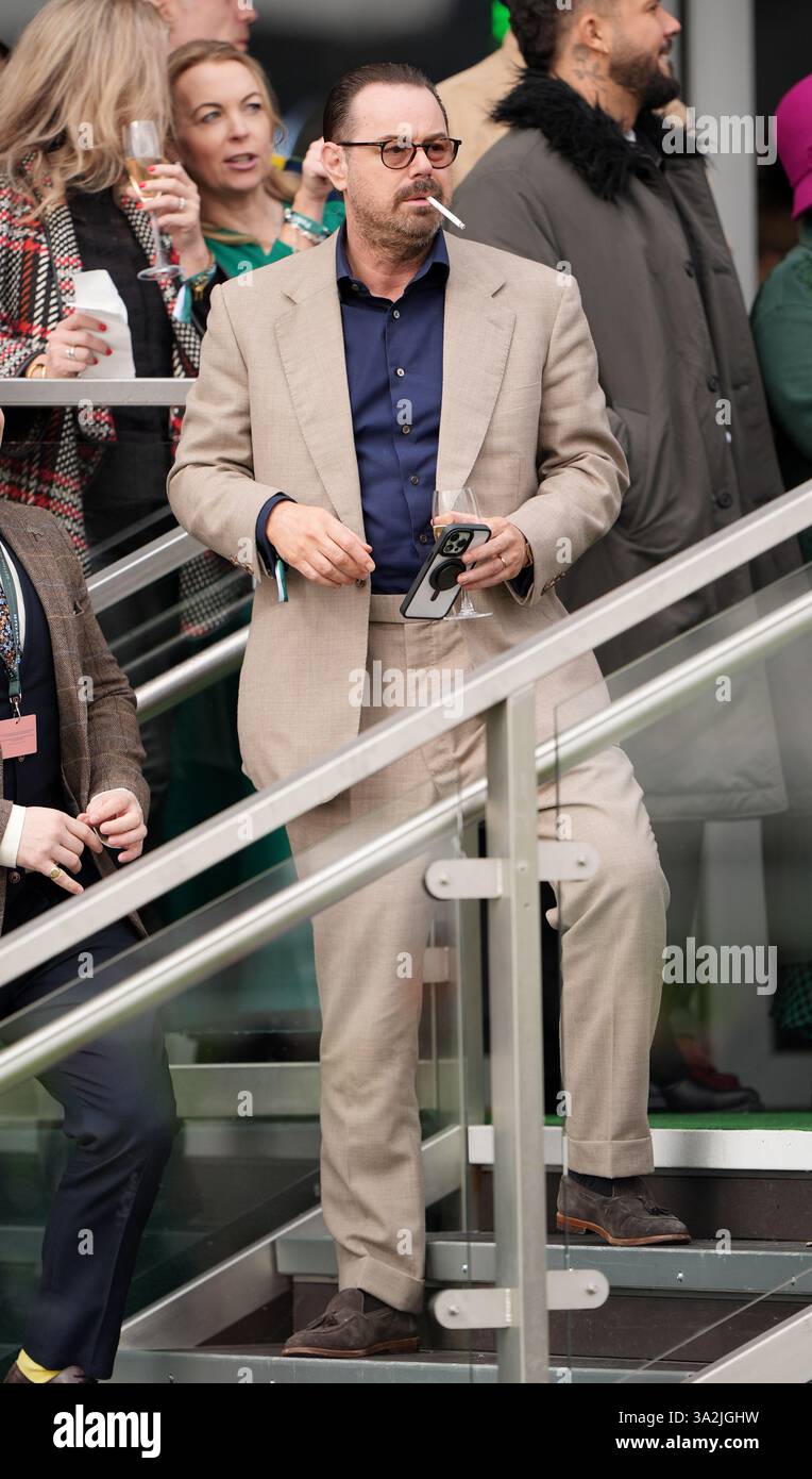 Actor and Presenter Danny Dyer on day three of the 2025 Cheltenham ...