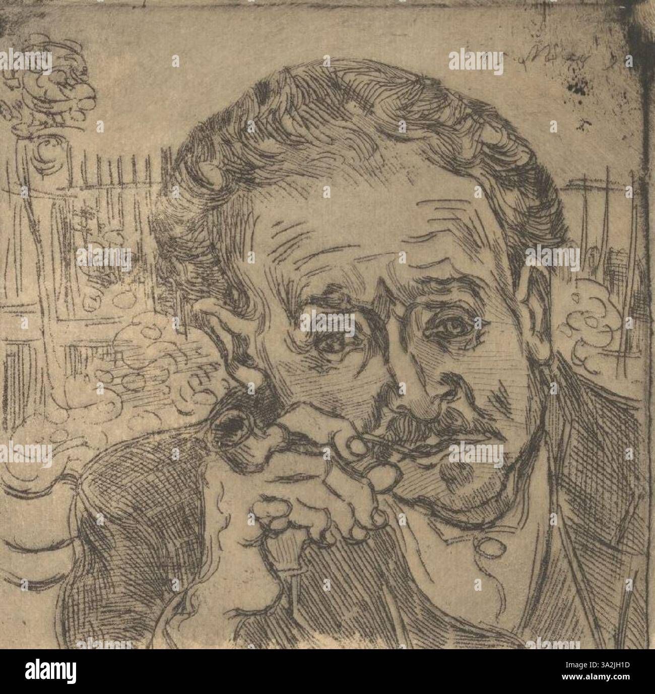 This artwork highlights Van Gogh's use of swirling brushstrokes and ...