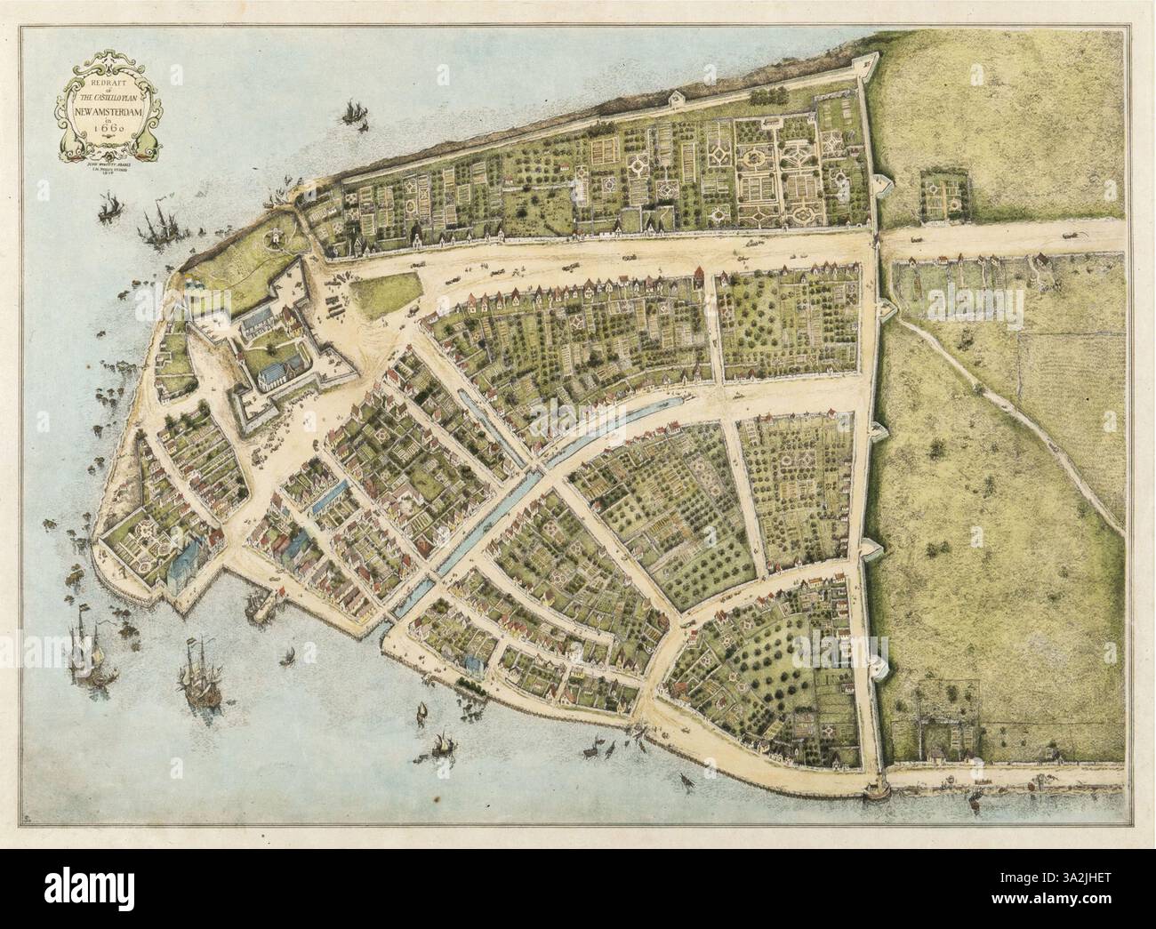 1600s america map hi-res stock photography and images - Alamy