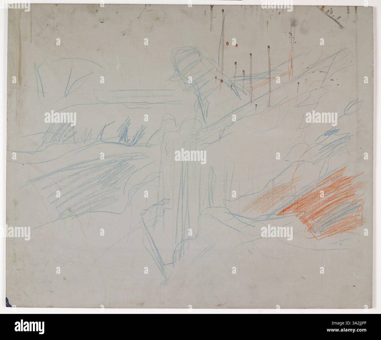 'Verandatrappen, Ekely' depicts a figure on the staircase of Munch's ...